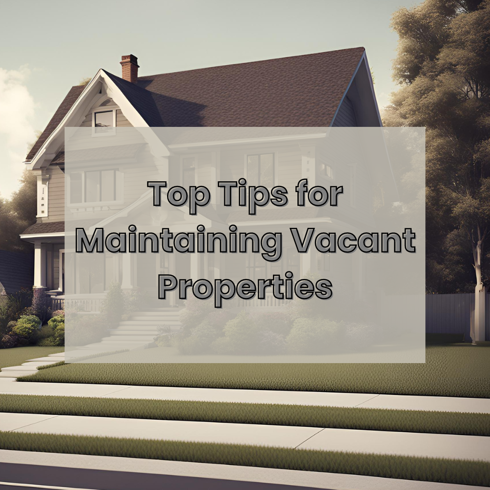 Top Tips for Maintaining Vacant Properties — Home Guard Supply